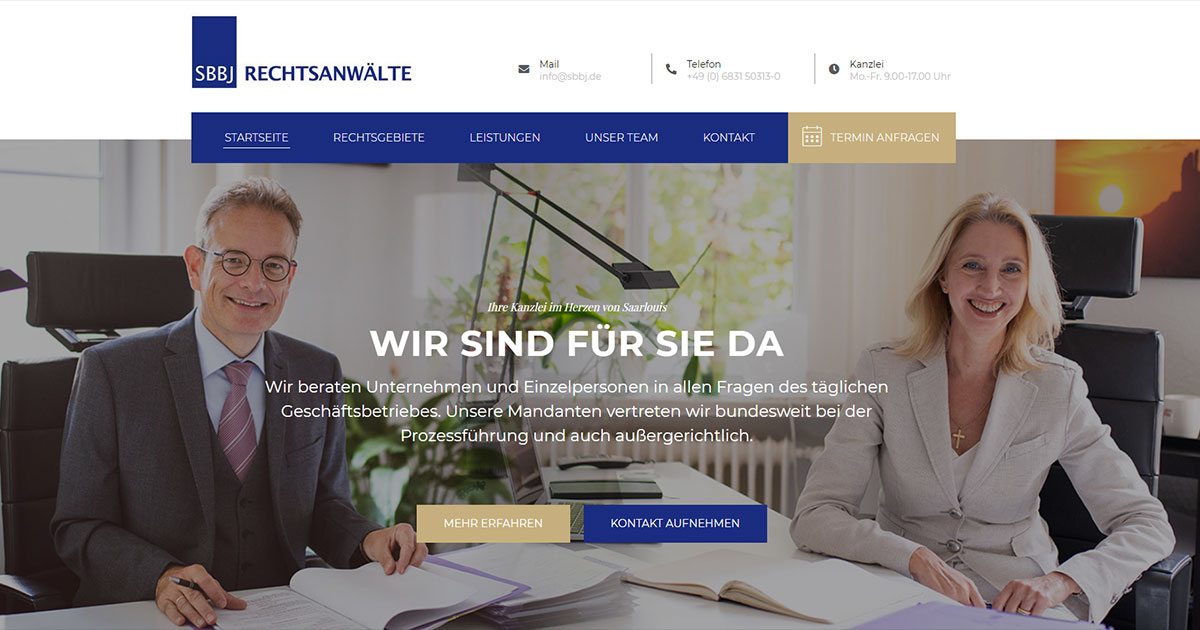 Impressum - SBBJ Rechtsanwälte